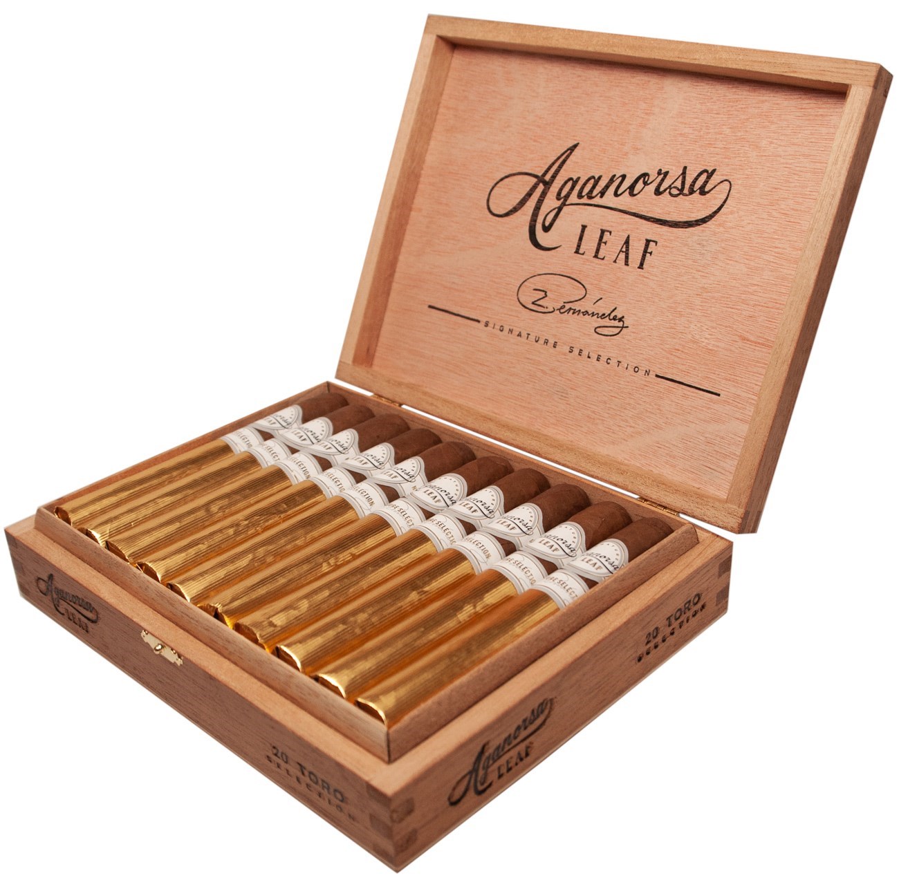 Buy Aganorsa Leaf Signature Selection Toro Online at Small Batch Cigar ...