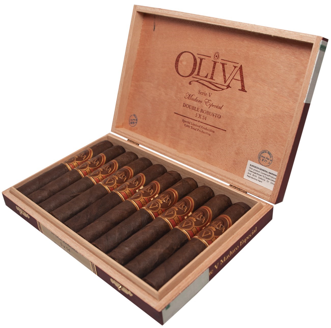 Buy Oliva V Maduro Especial Double Robusto Online at Small Batch Cigar ...