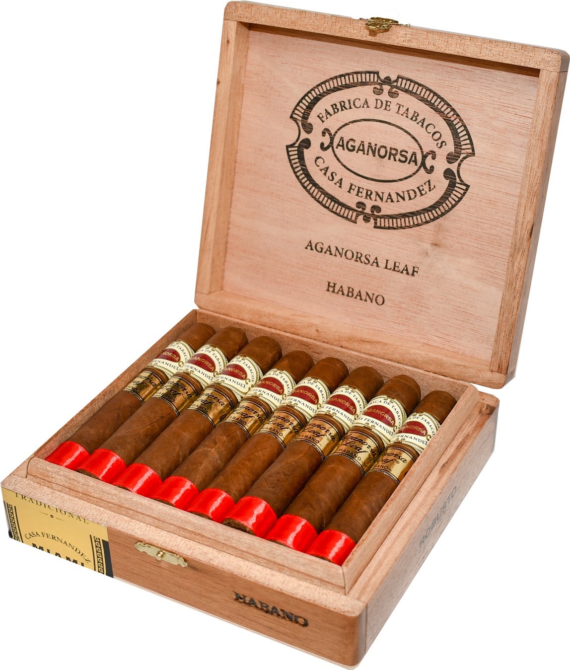 Buy Casa Fernandez Aganorsa Leaf Habano Robusto Online at Small Batch ...