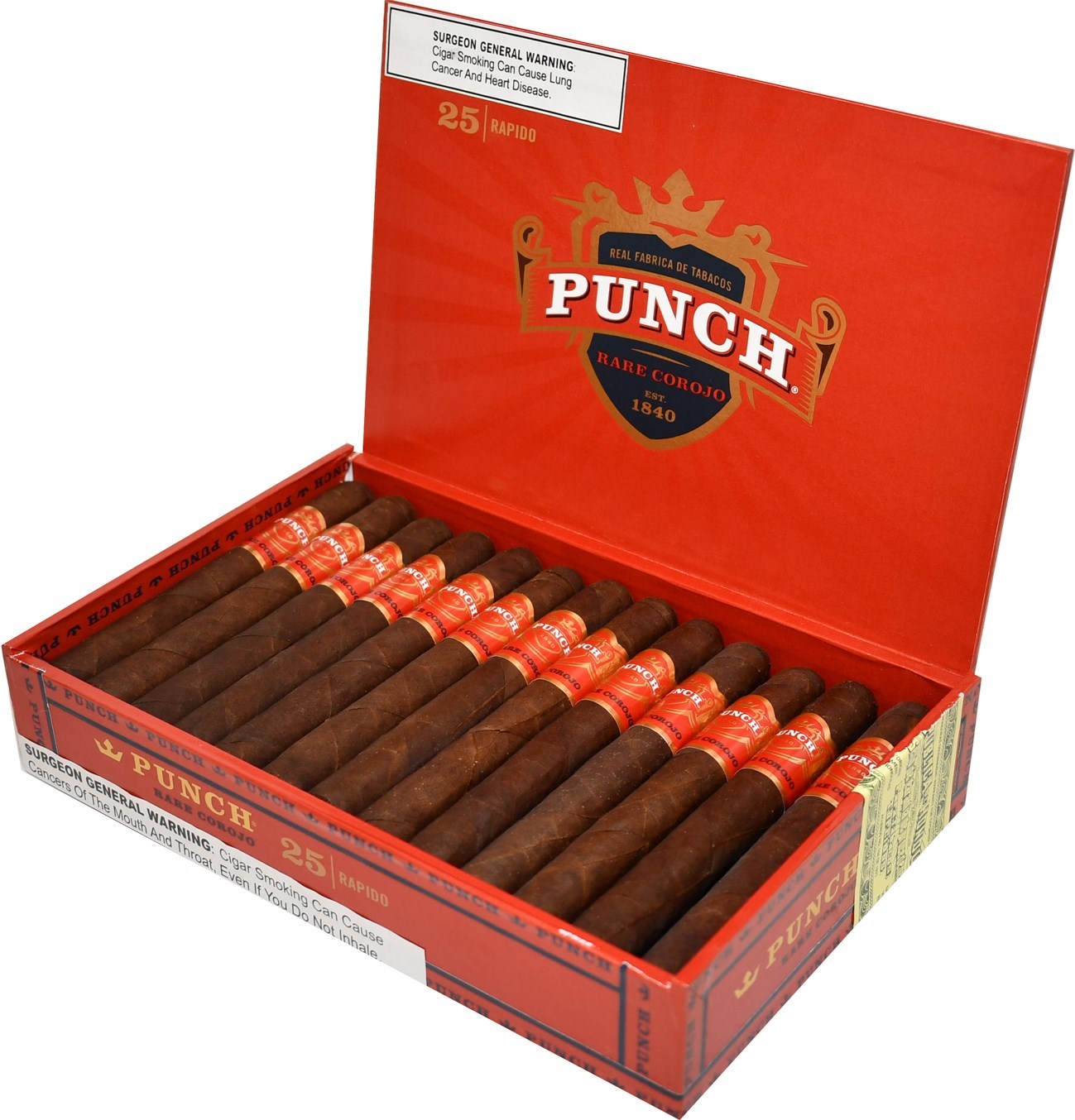 Buy Punch Rare Corojo Rabido Online at Small Batch Cigar | Best Online ...
