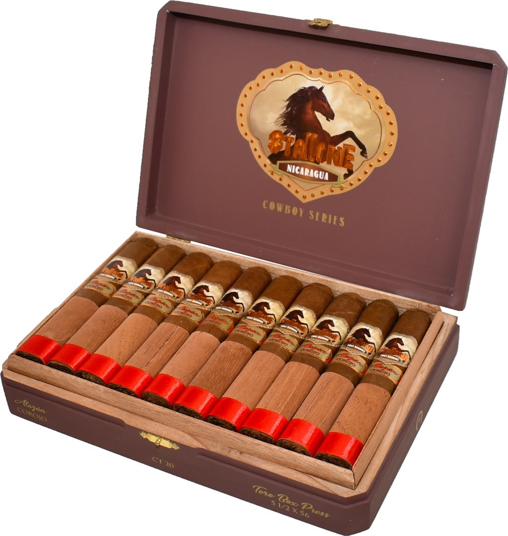 Buy Stallone Alazan Corojo Toro Box Press Cigar Online at Small Batch ...