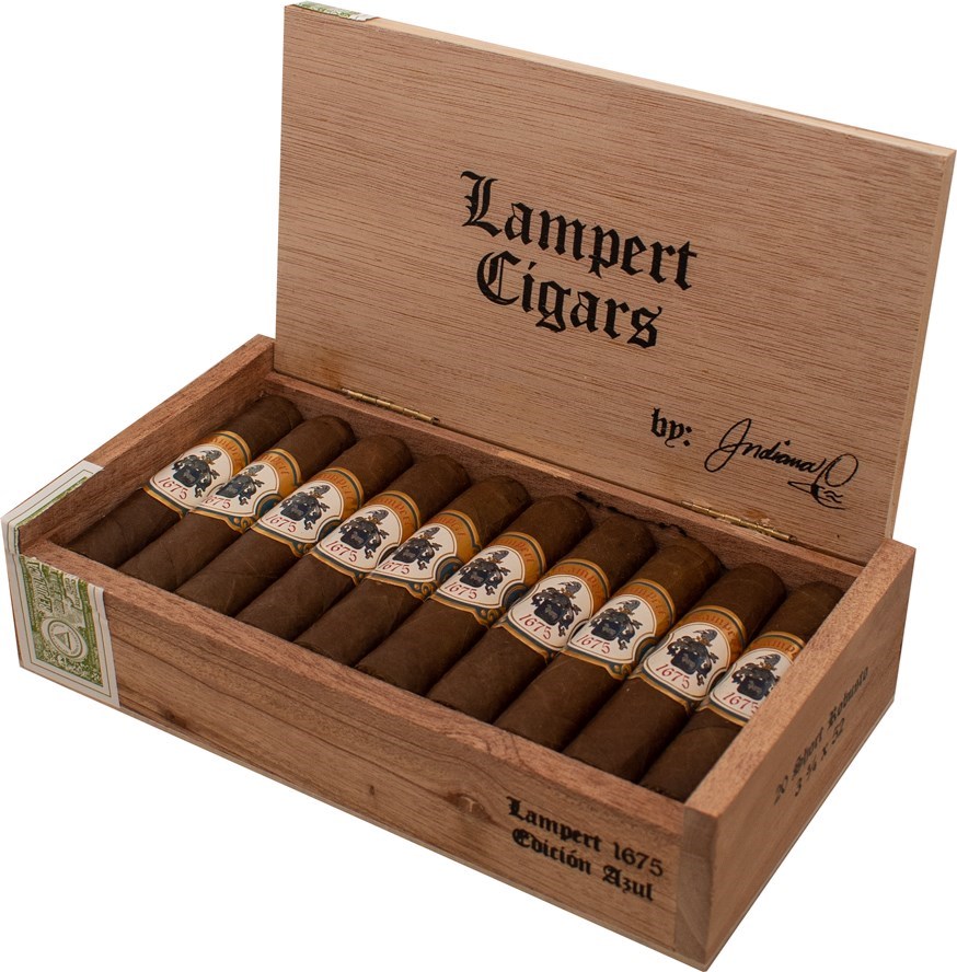 Buy Lampert 1675 Edición Azul Short Robusto Online at Small Batch Cigar ...