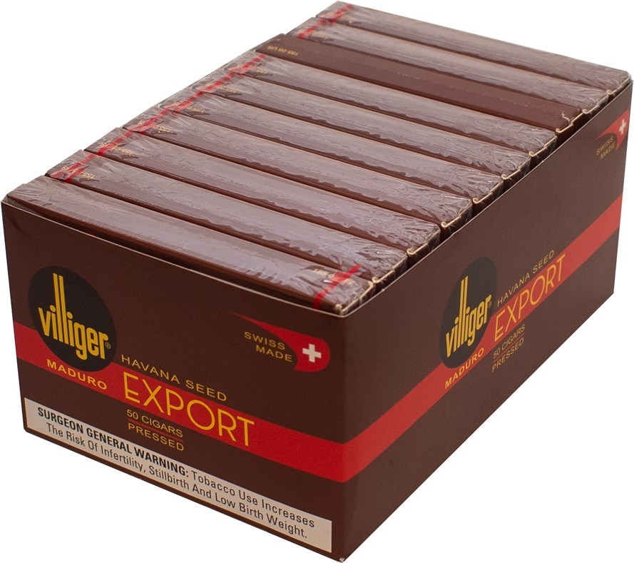 Buy Villiger Export Maduro Pressed Online at Small Batch Cigar | Best ...