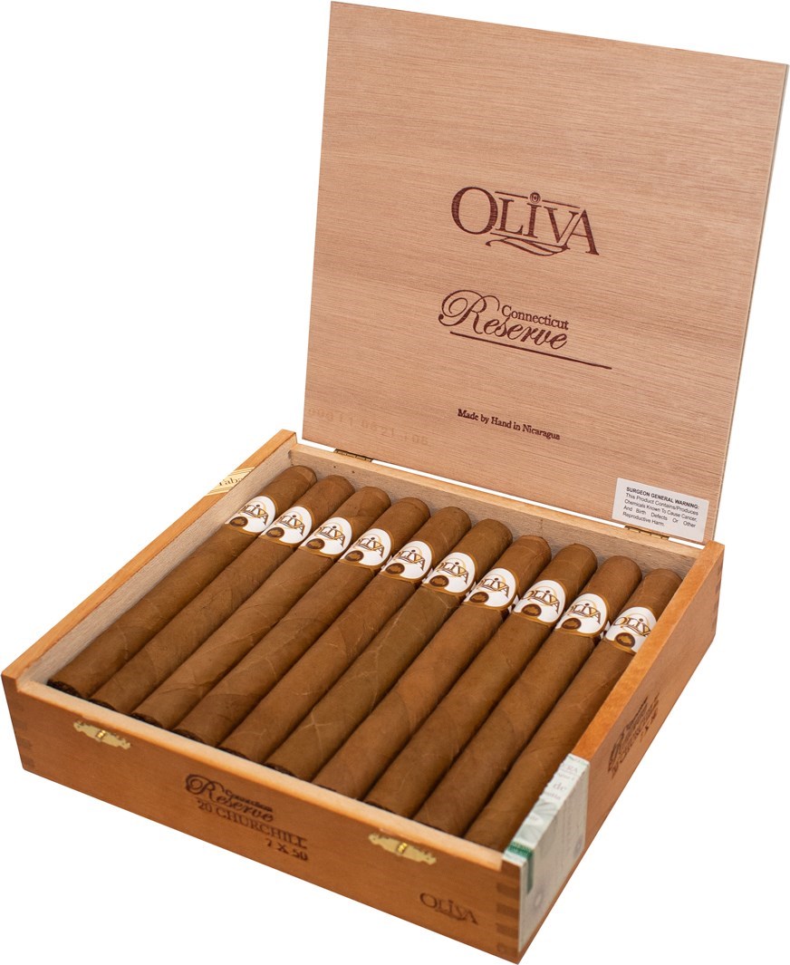 Buy Oliva Connecticut Reserve Churchill Online at Small Batch Cigar ...