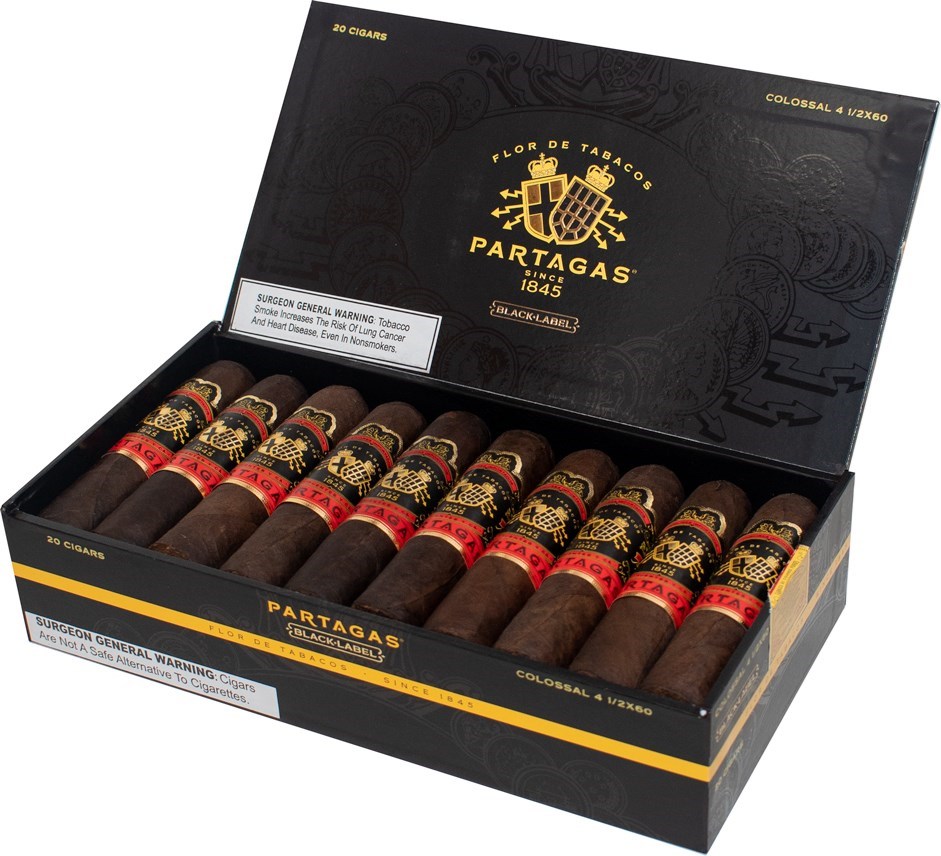 Buy Partagas Black Label Colossal Online at Small Batch Cigar | Best ...
