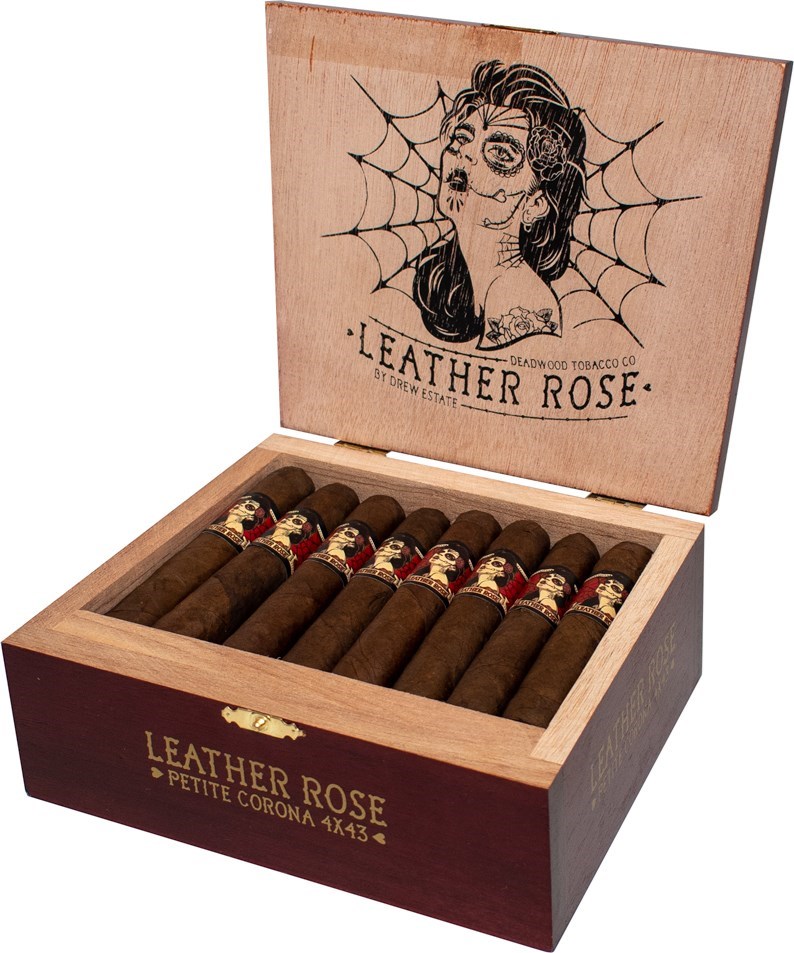 Buy Deadwood Leather Rose Petite Corona by Drew Estate Online at Small ...