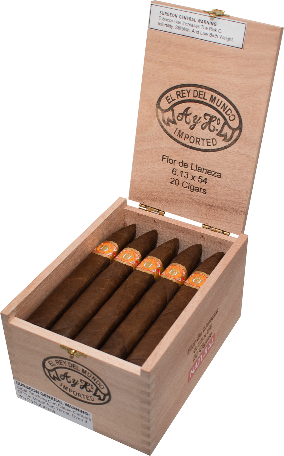 Buy El Rey Del Mundo Naturales Flor de Llaneza Online at Small Batch ...