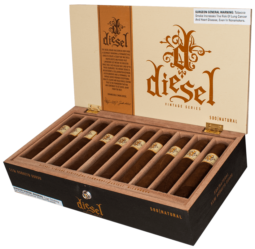 Buy Diesel Vintage Natural Robusto Gordo Online at Small Batch Cigar ...