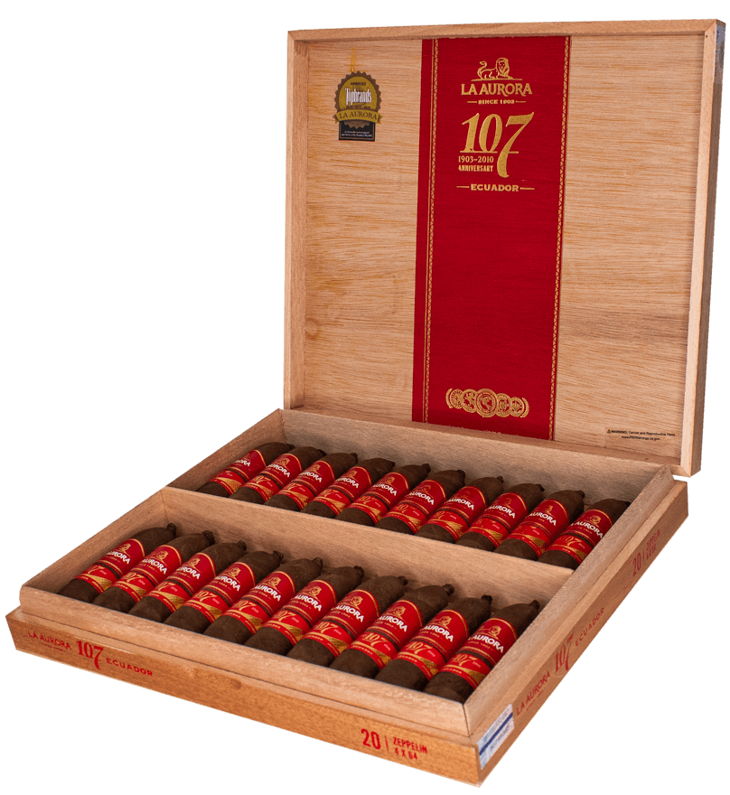 Buy La Aurora 107 Ecuador Zepplin Online at Small Batch Cigar | Best ...