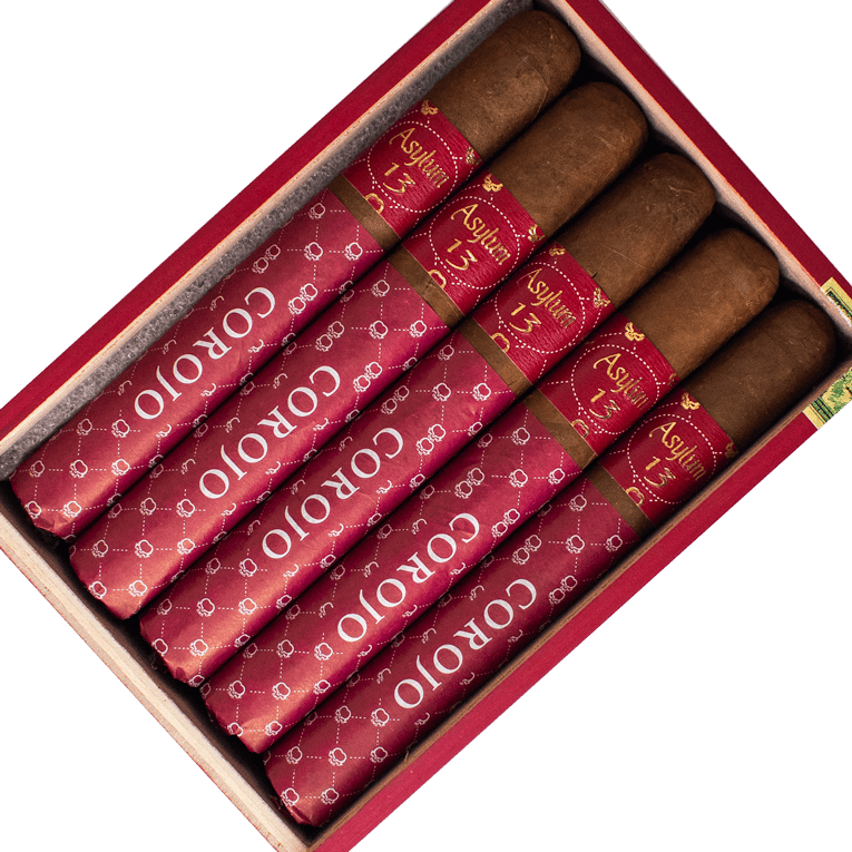 Buy Asylum 13 Authentic Corojo 6 x 52 Online at Small Batch Cigar ...