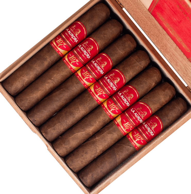 Buy La Aurora 107 Ecuador Gran Toro Online at Small Batch Cigar | Best ...
